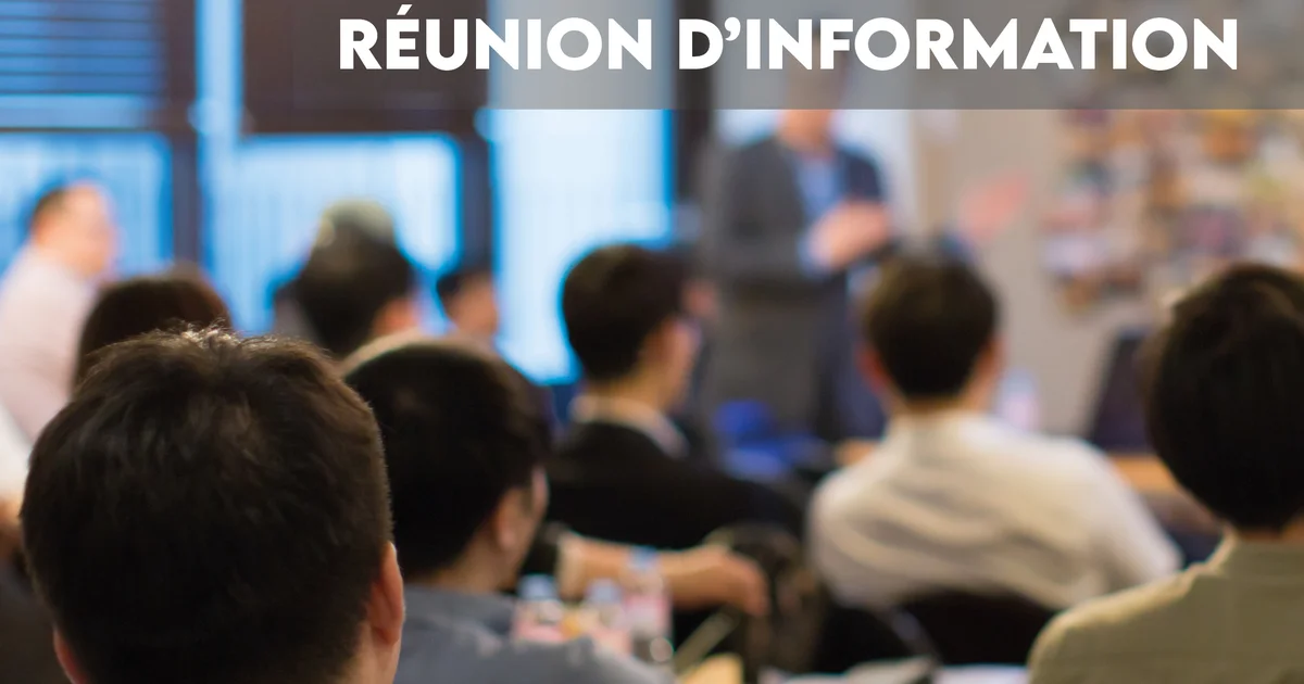 Réunion d'information | Portail agéa